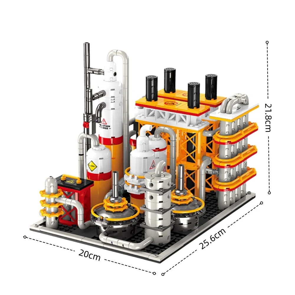 Конструктор Doubuilt Нефтеперерабатывающий завод 734PCS