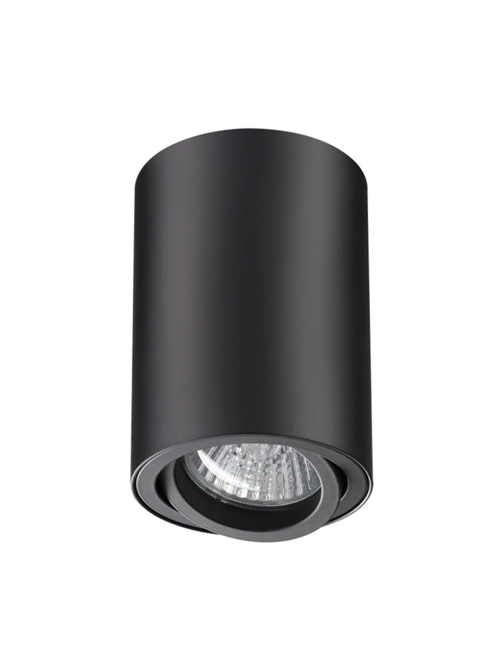 Спот потолочный Pipe GU10 50 Вт 3 кв. м черный IP20 диаметр 70 мм