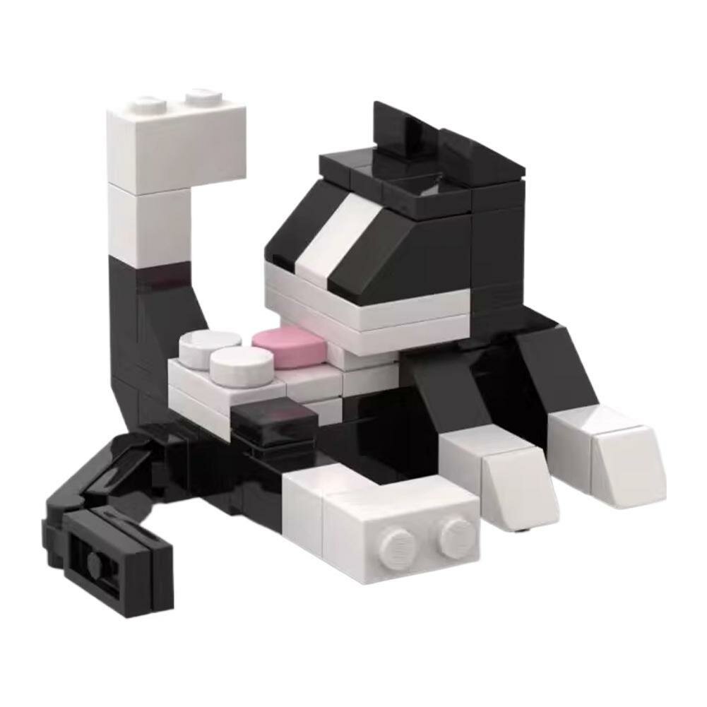 Конструктор Кот из строительных блоков