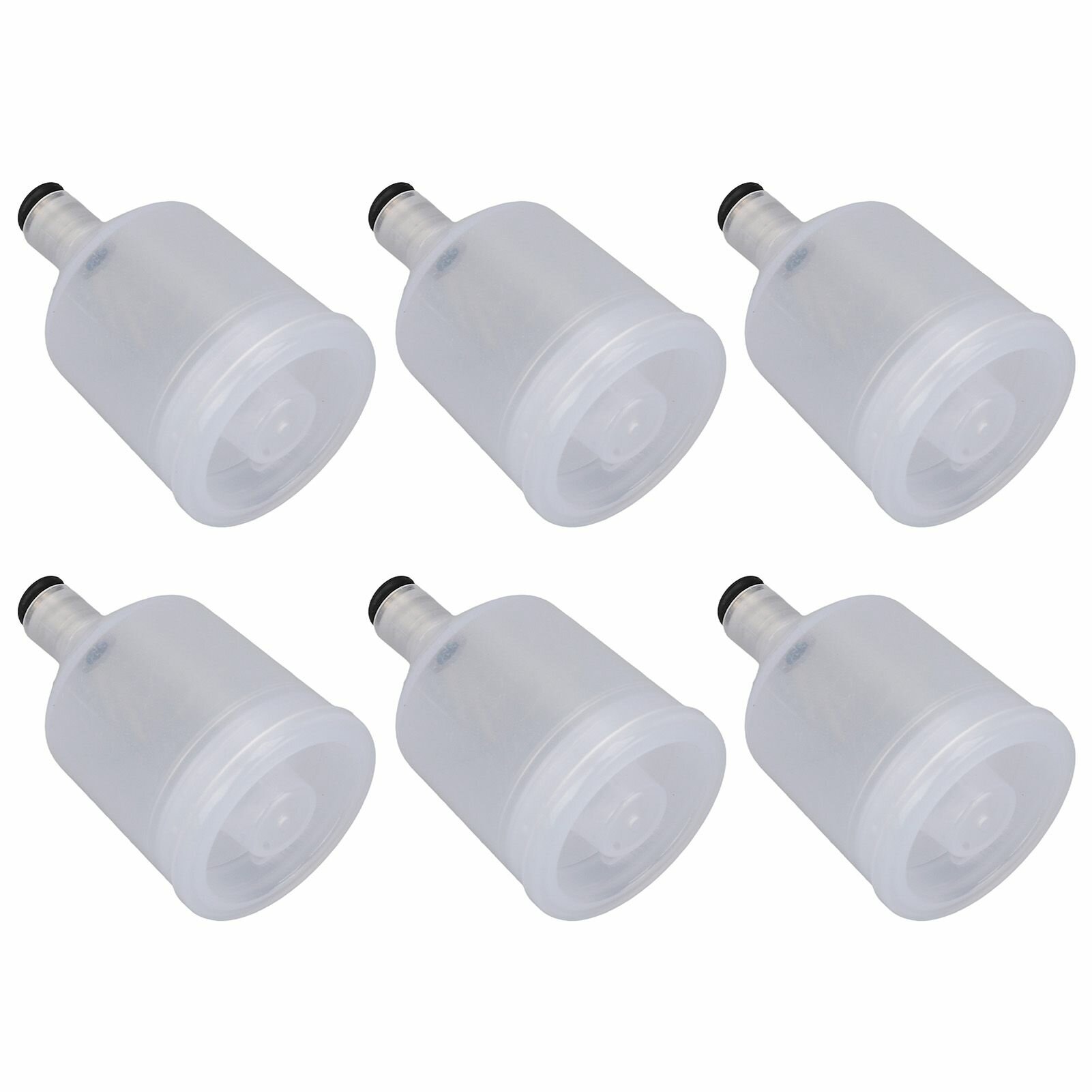 6 шт. пустых бутылочек 20 мл для аэрографа с функцией увлажнения кожи и заменой аксессуаров для кислородного инъекционного распылителя