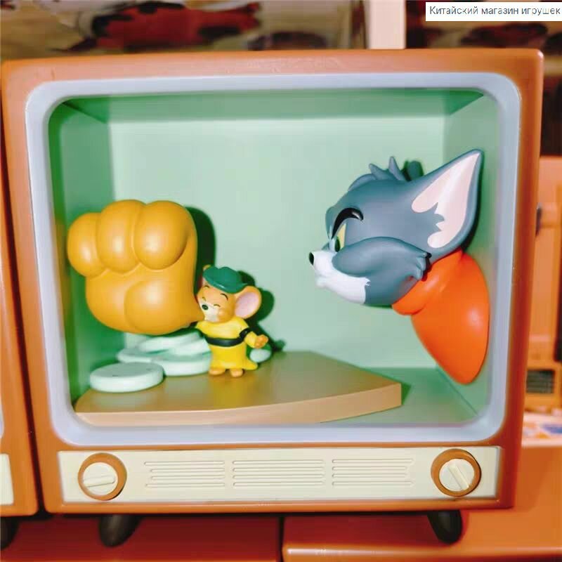 52TOYS-TOM and JERRY Figures/TНесчастливый TOM Серия Фигурки, Изысканный подарок,8cm