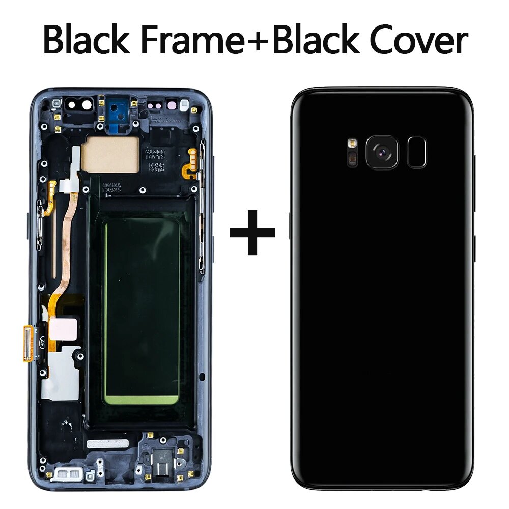 Новый TFT S8 ЖК-дисплей для Samsung Galaxy S8 SM-G950FD SM-G950W ЖК-дисплей с Black Frame Cover