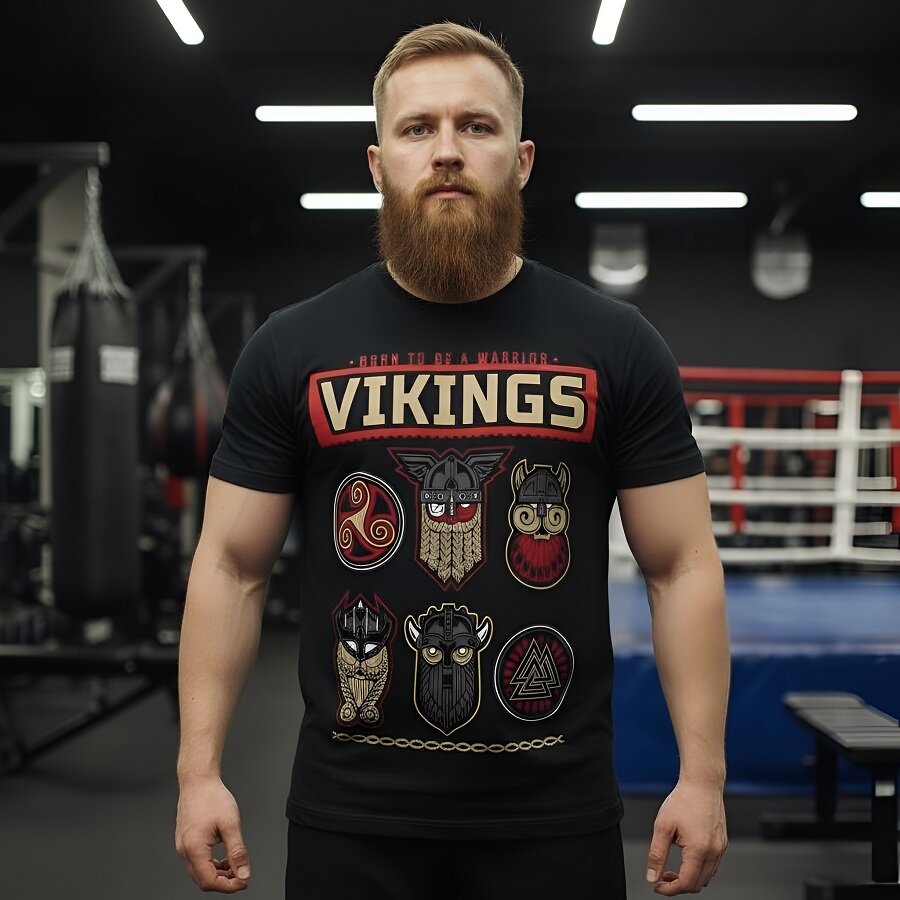Футболка Warriors Vikings Born to Warrior