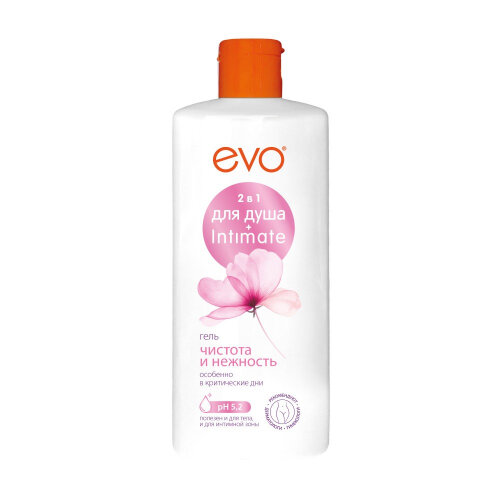 Гель 2в1 для душа и интимной гигиены Evo Чистота и Нежность, 400 мл