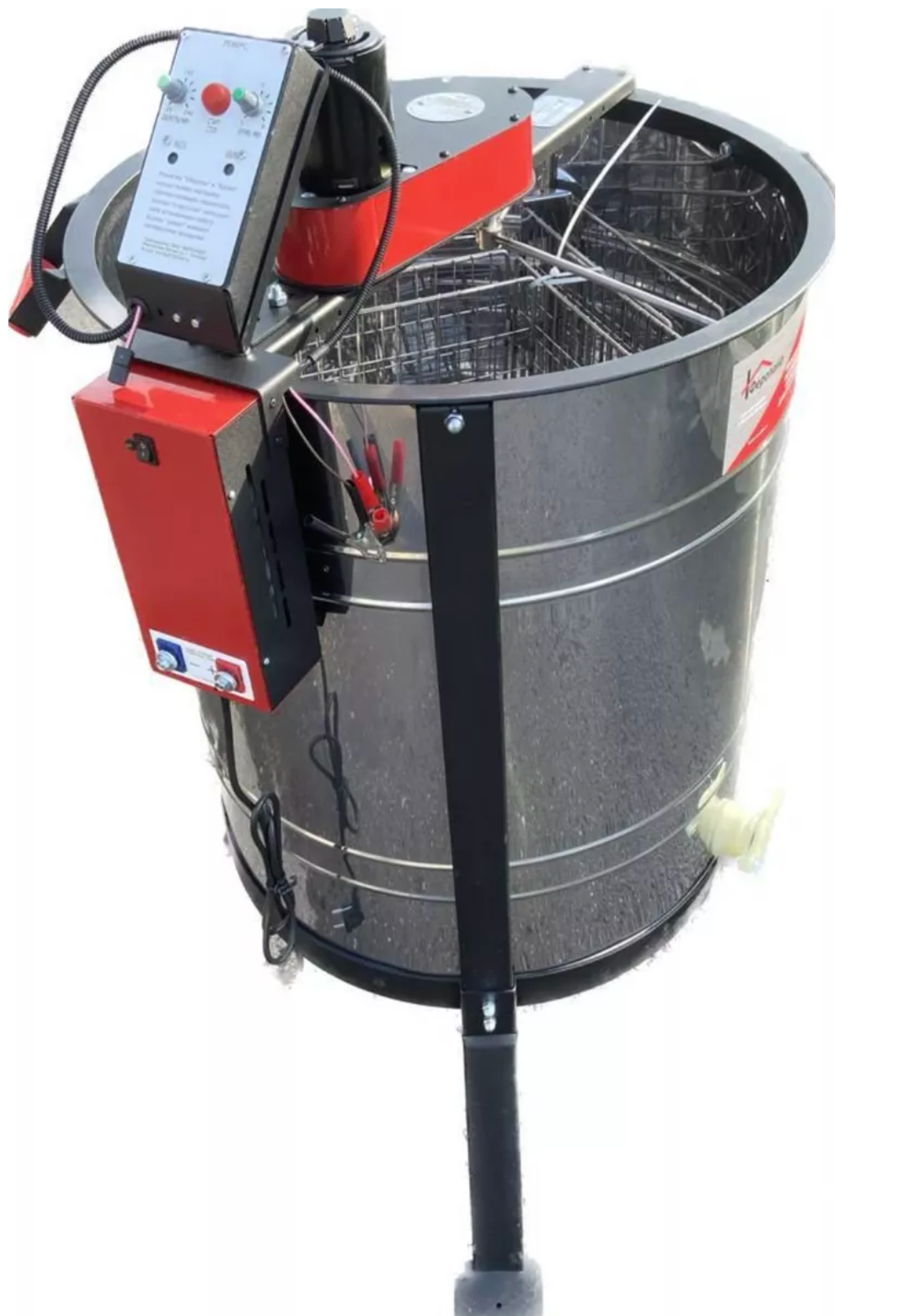 Медогонка 4-х рам, Стрекоза: оборотная, на 12\220В, КЭК