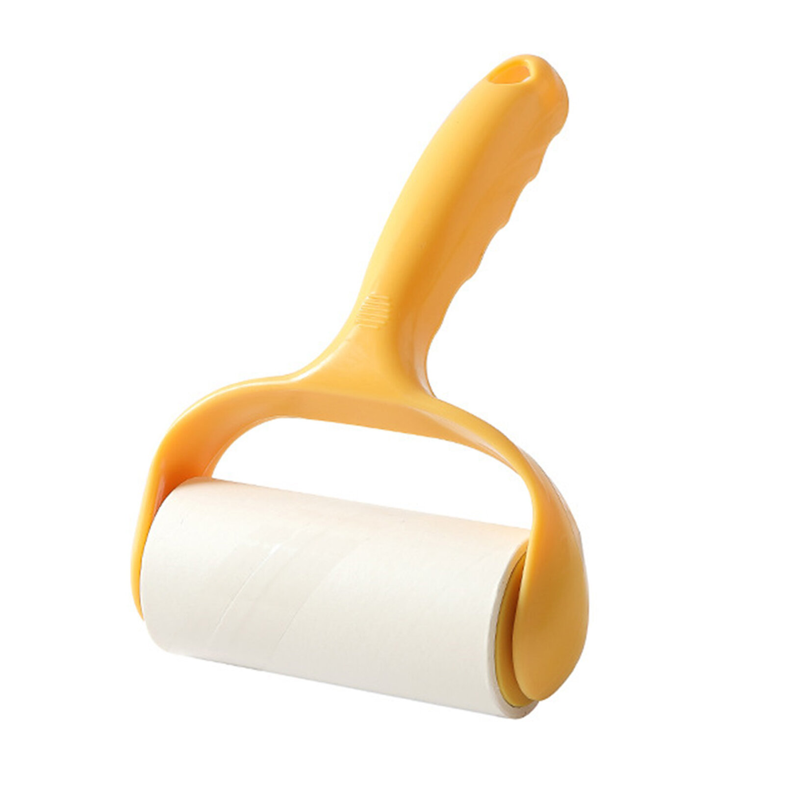 Валик для удаления ворса с высокой адгезией, для удаления шерсти животных, пыли и одежды, для мебели, диванов, ковров, автомобильных сидений и постельного белья. Желтый.