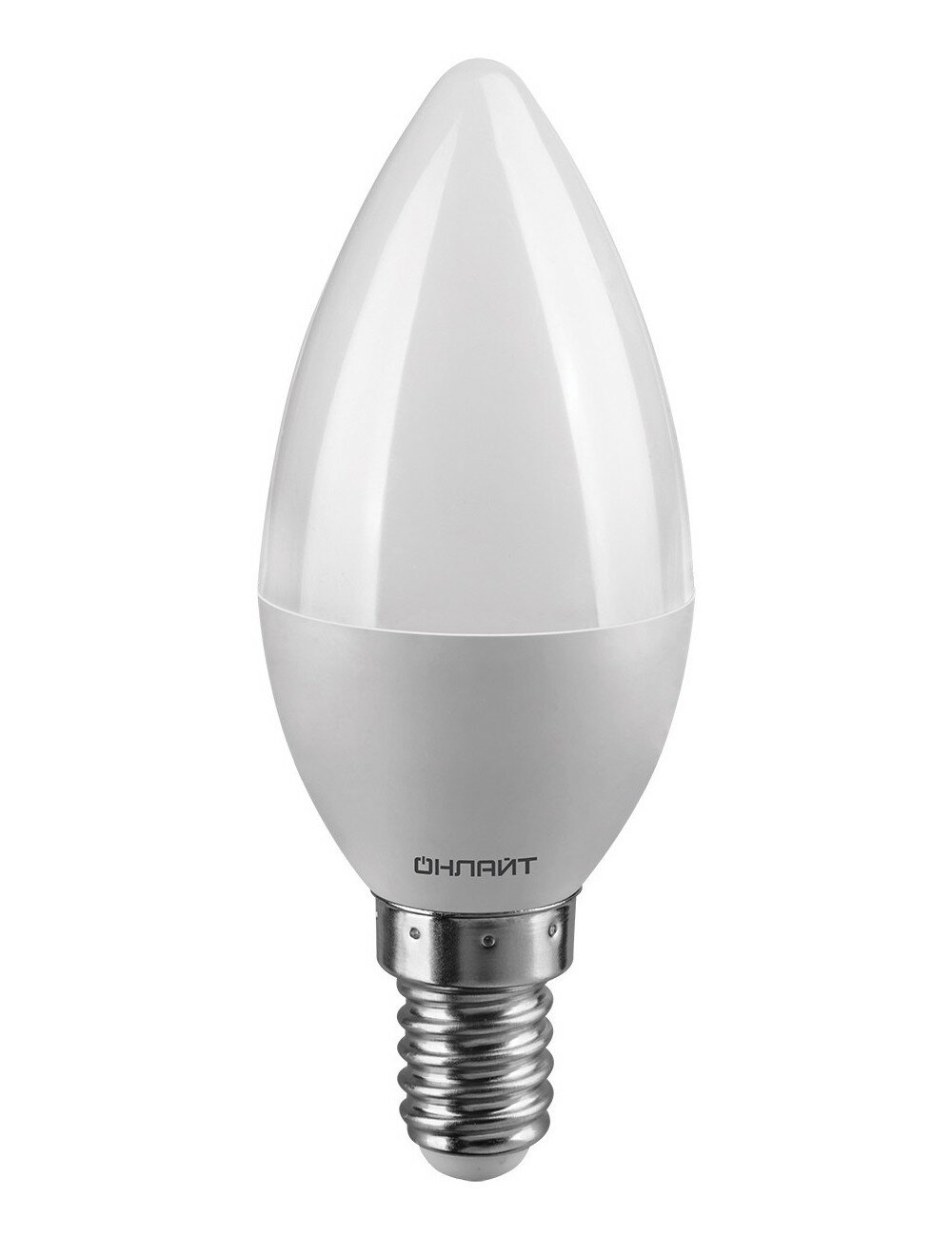 Лампа светодиодная онлайт 71632, 8 Вт, E14, 560 Лм, 2700 K, 220 В, свеча, С37