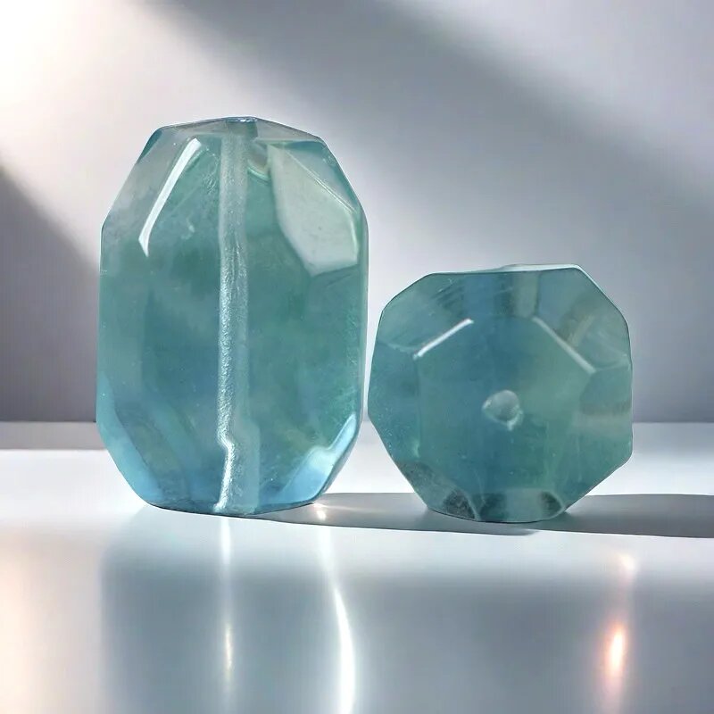 Натуральные флюоритовые бусины 6A