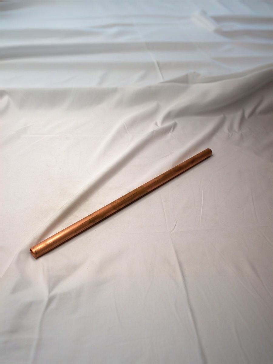 Труба медная, прямая, неотоженная, Дн 22х1 мм - 0.5м, Jintian