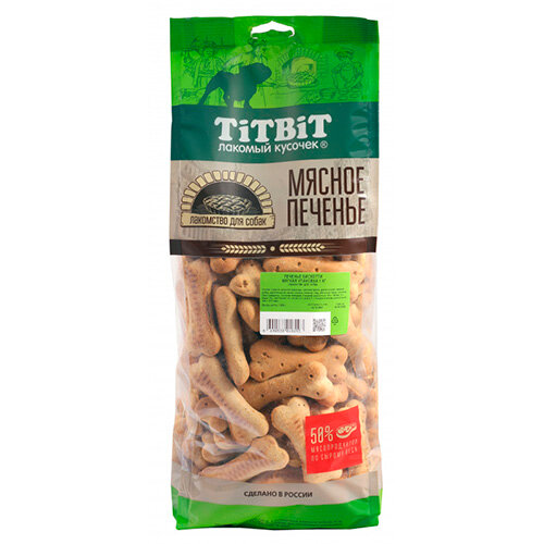 Лакомство Титбит для собак Мясное печенье Печенье Бискотти 1 кг