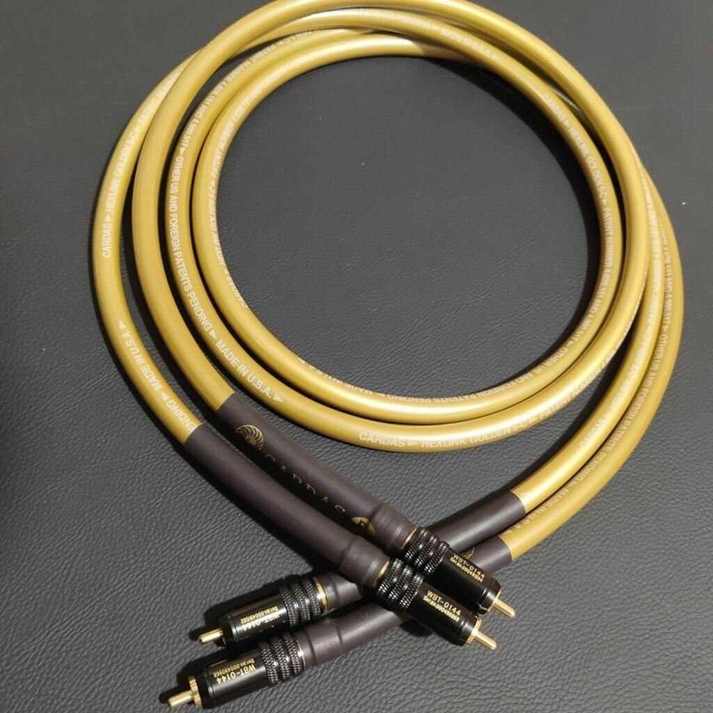 Cardas Audio Аудиокабель, 0.5 м, желтый.