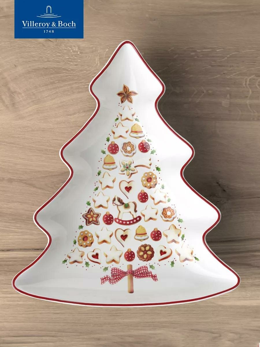Блюдо новогоднее "Елка" 27 см, Winter Bakery Delight, Villeroy & Boch, Премиум-Фарфор