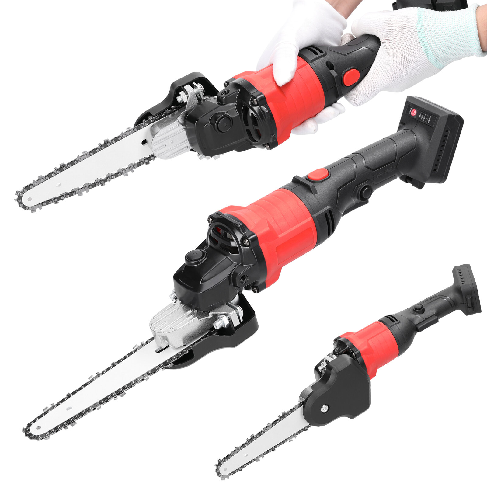 Angle Grinder Refit Chainsaw Conversion Kit 6 Inch Bracket Set Change into Chain Saws Tool Multifunction Woodworking Power