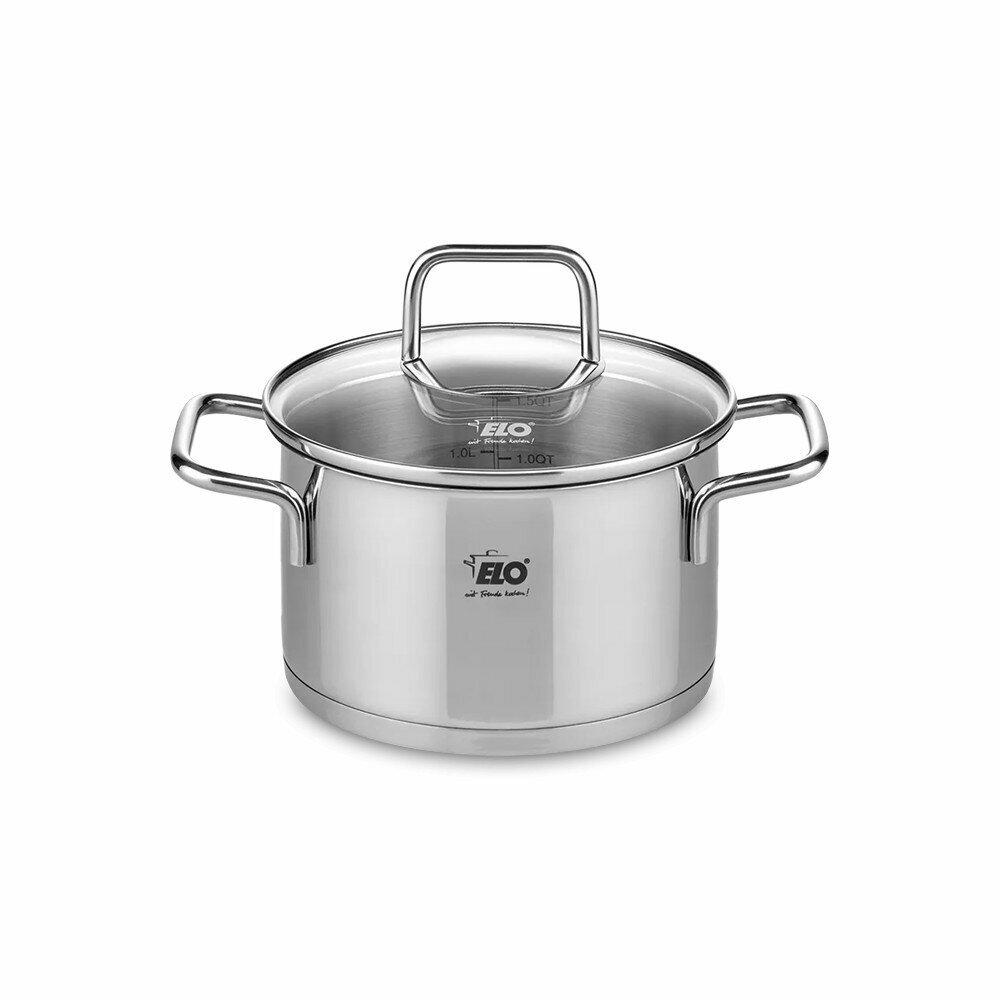 Кастрюля со стеклянной крышкой, 0,6 л, диам. 12 см 72412 Citrin