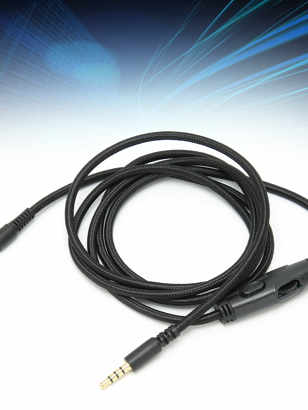 Аудиокабель 3,5 мм "от мужчины к мужчине" подходит для Kingston HyperX Cloud, кабель для наушников HyperX Cloud Alpha с проводным управлением