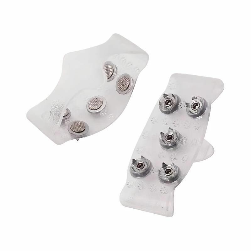 1 пара противоскользящих чехлов для обуви для улицы, кошки для ледового альпинизма с 5 шипами, для походов и рыбалки