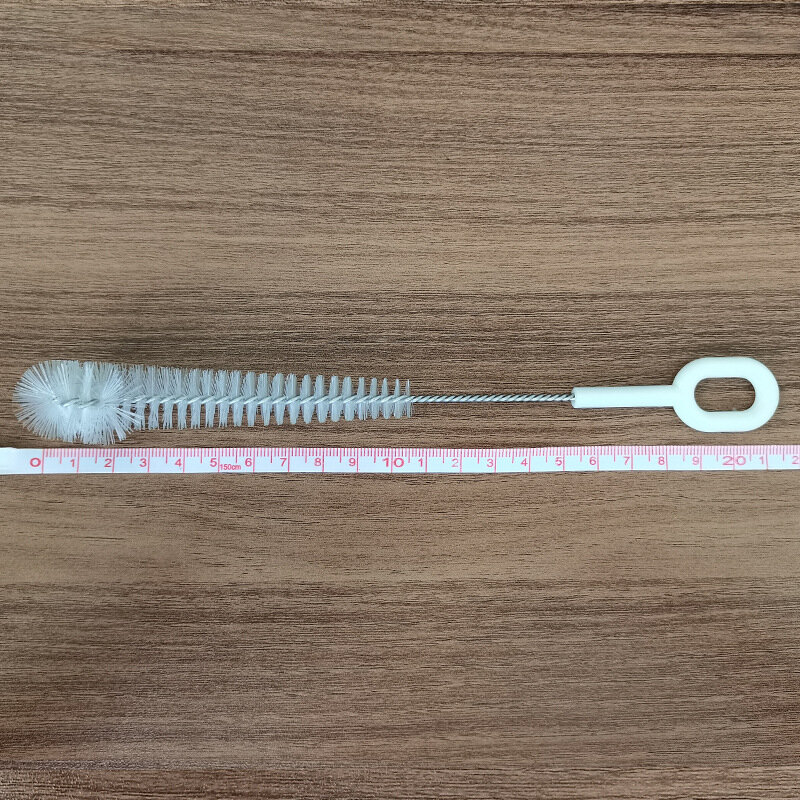 Щетка для чистки соломинок из нержавеющей стали, инструмент для чистки детских бутылочек, сосок, пробирок, чашек, спиральная головка, стальная проволока