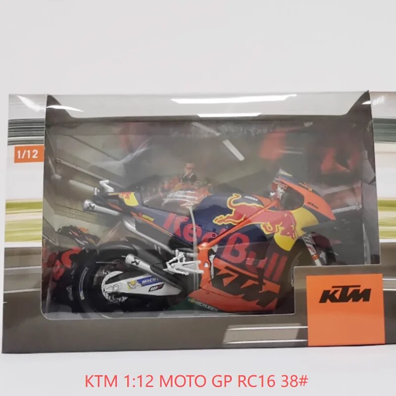 Модель мотоцикла WELLY MOTOGP RC16 1/12 KTM 38