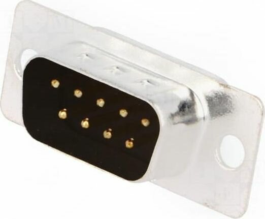 Разъем MH CONNECTORS MHDB9SP Разъем D-Sub PIN: 9 вилка "папа" на провод па 1шт
