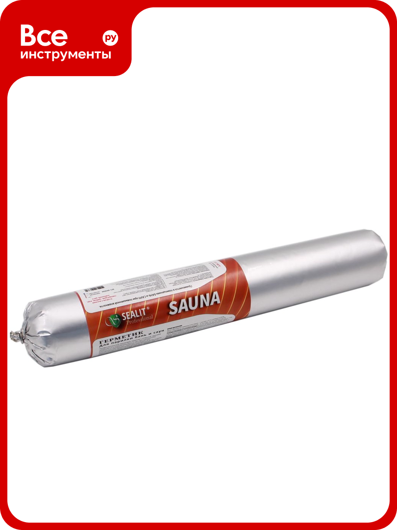 Герметик для бань и саун Sealit Sauna золотая сосна 900 г 4020002