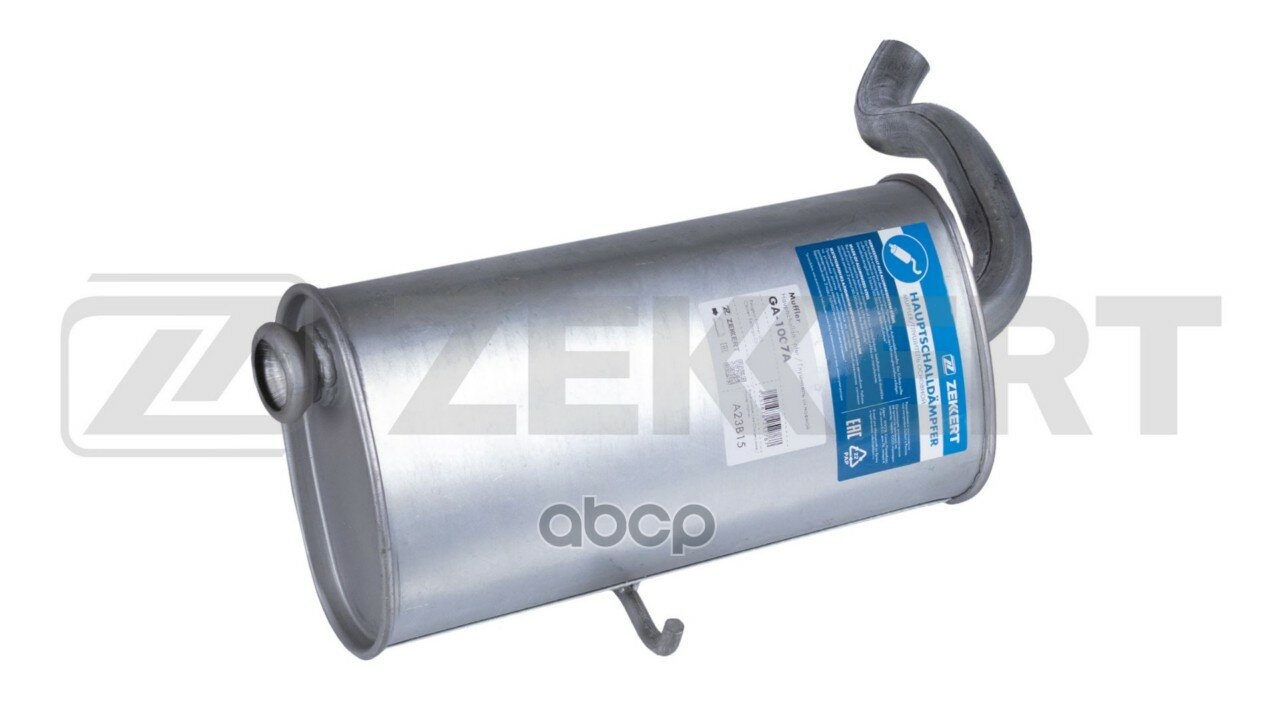 Глушитель основной Peugeot Partner 03- Citroen Berlingo 03- Zekkert арт. ga-1007a