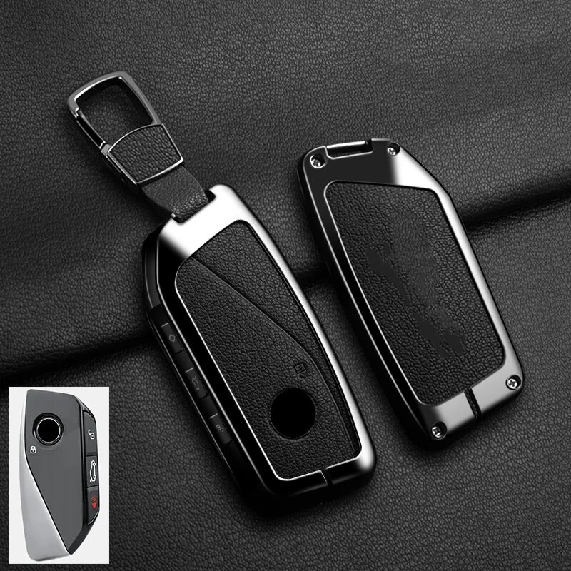Автомобильный чехол для ключей из сплава для BMW X1 U11 X7 G07 XM G09 i7 7 серии G70 LCI iX I20 A