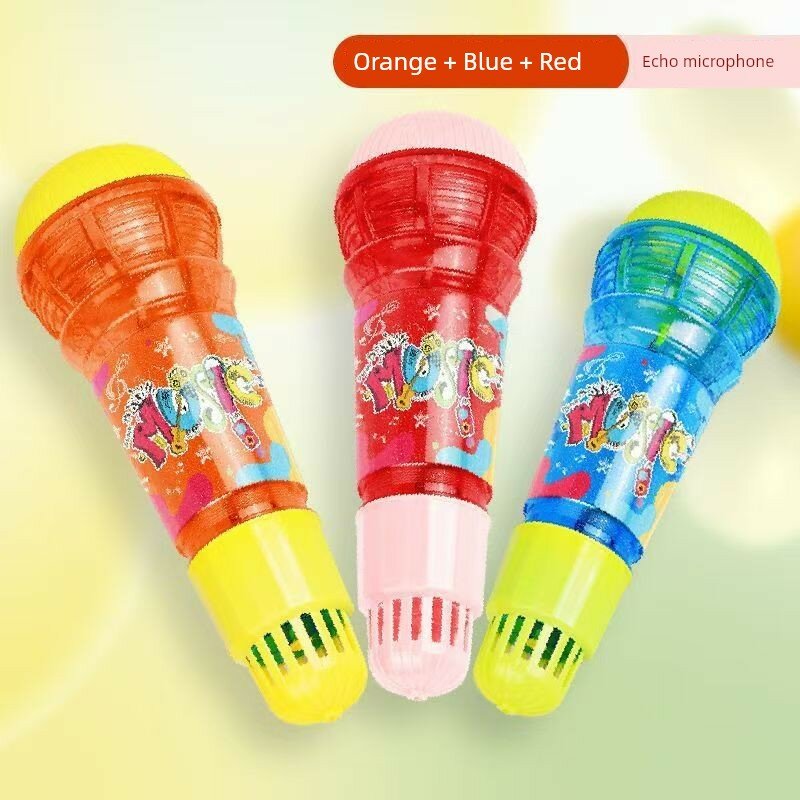 Микрофон с эхоэффектом, детская музыкальная игрушка, микрофон для пения с эффектом эха для малышей, подарок для девочек