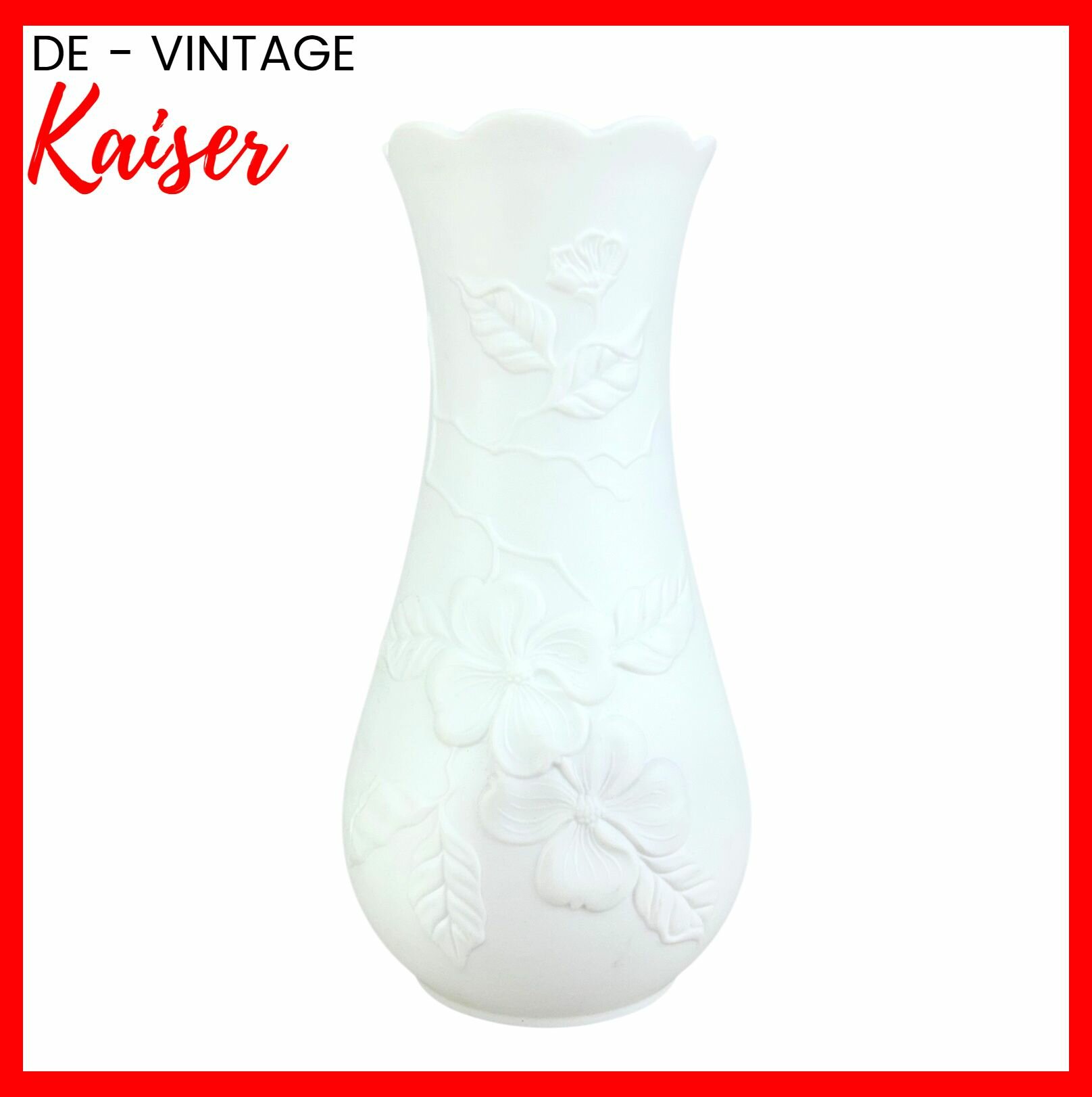 Ваза винтажая для цветов Роза, Kaiser. Германия