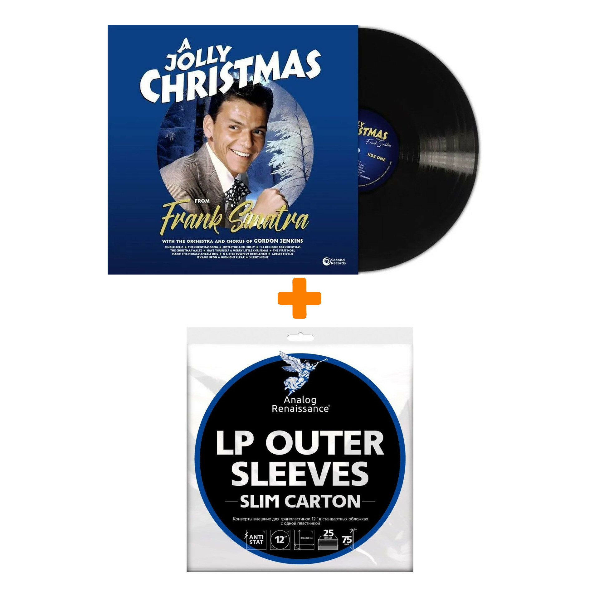 Sinatra Frank A Jolly Christmas From Frank Sinatra LP + Конверт внешний 12" Slim Carton 25шт