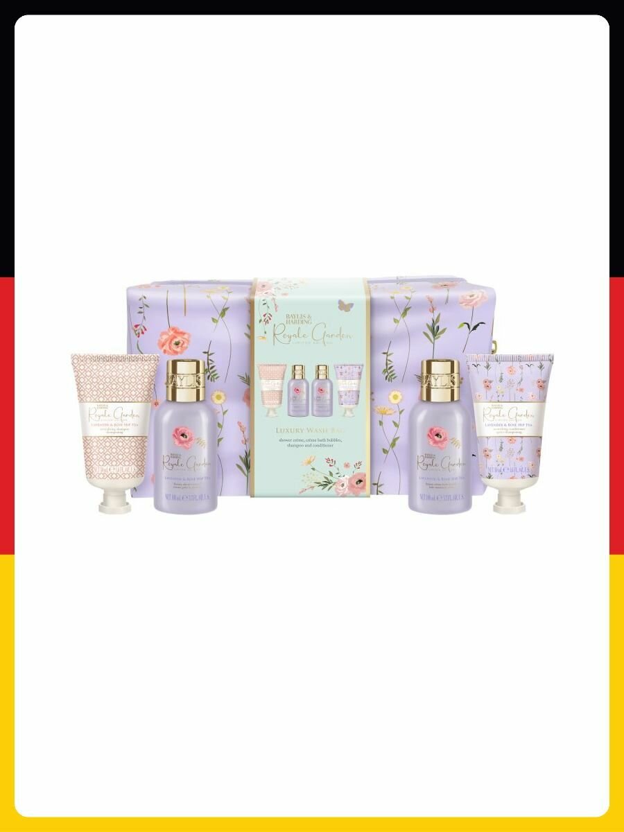 Набор уходовой косметики Baylis & Harding Royale Garden Lavender & Rose Hip Tea Gift Set For Body and Hair