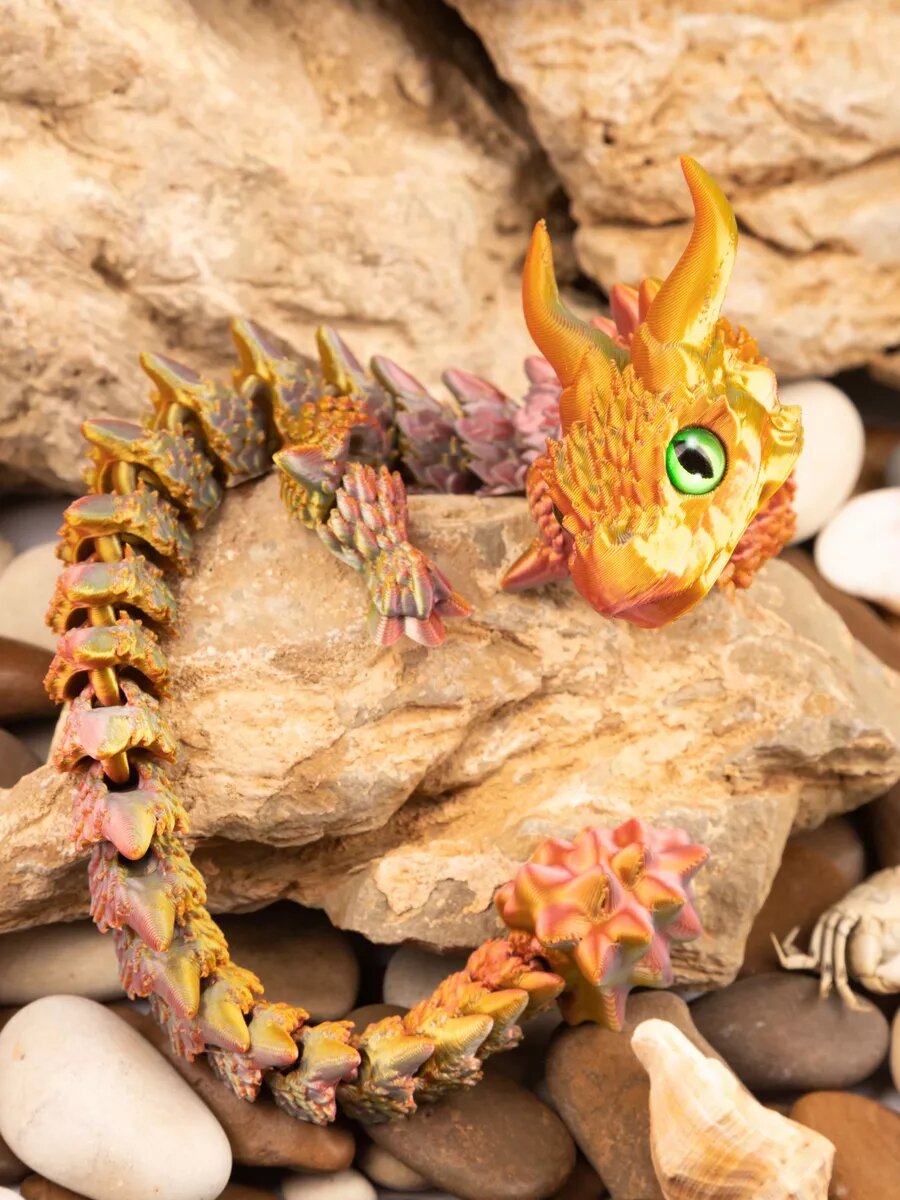 Дракон подвижный 3D игрушка антистресс Анки