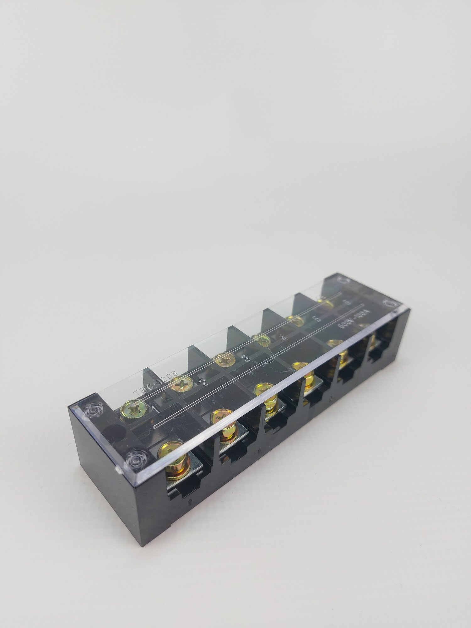 Клеммная колодка винтовая с крышкой TB-10006 600В/100А