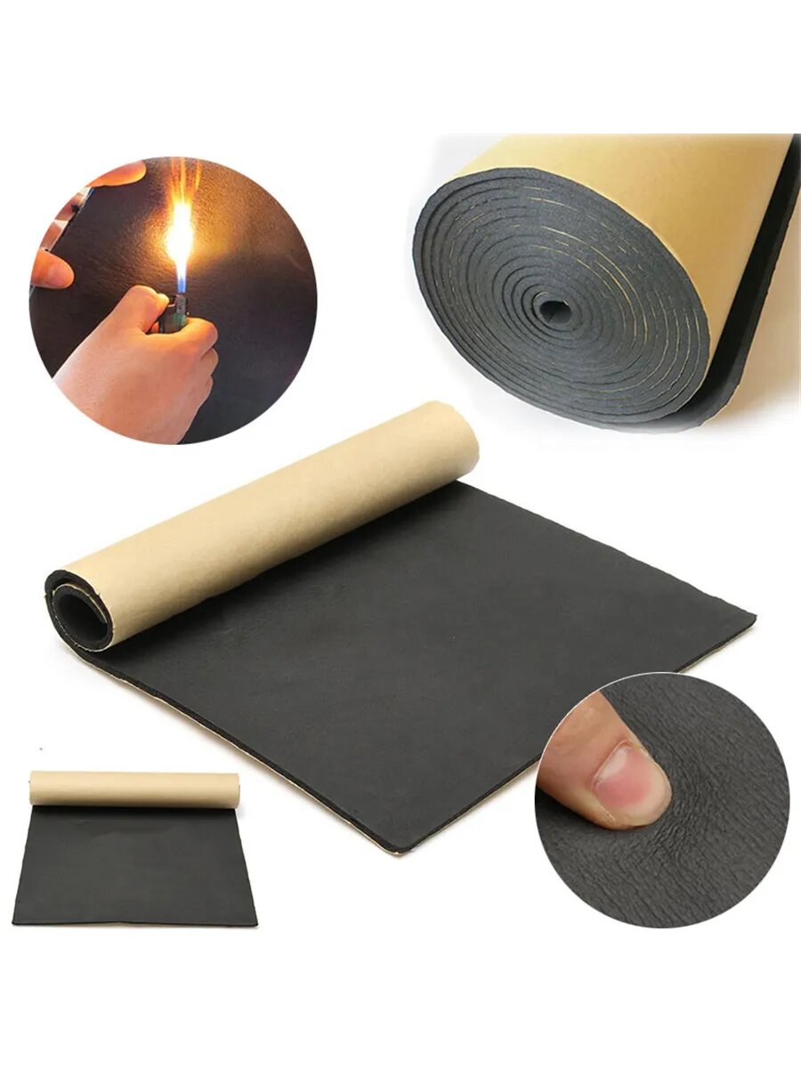 9 Листов Звукоизоляции Автофургона, Глушащая Изоляция, 6 мм Пенопласт С Закрытыми Ячейками