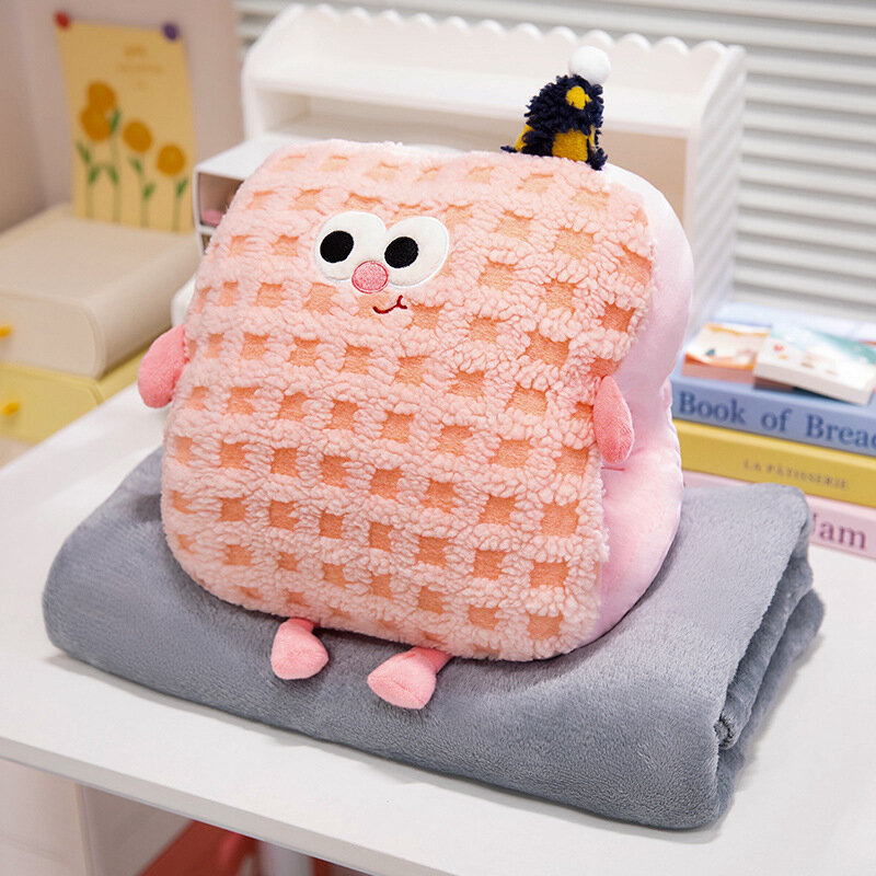 Подушка/одеяло/плед с дофамином, автомобильная подушка/подушка для сна в офисе «2 в 1»