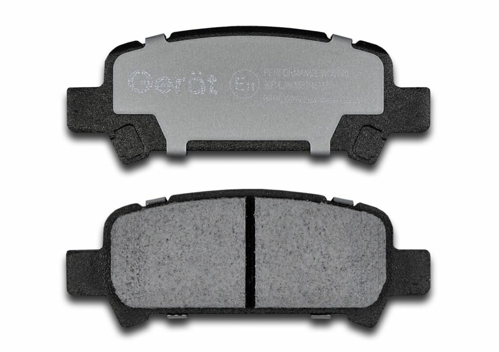 Тормозные колодки Gerat BPR032PG (задние) Low-metallic SUBARU FORESTER, IMPREZA, LEGACY