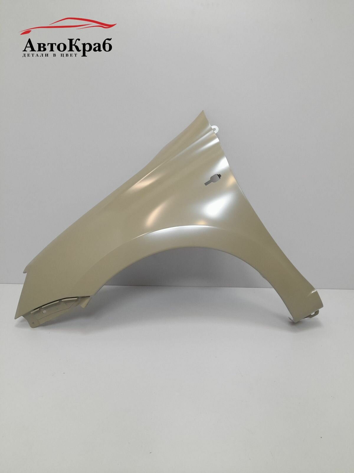 Крыло переднее левое металлическое под покраску Лада Гранта 2011 - 2017 Калина 2 2013 - 2018 г.