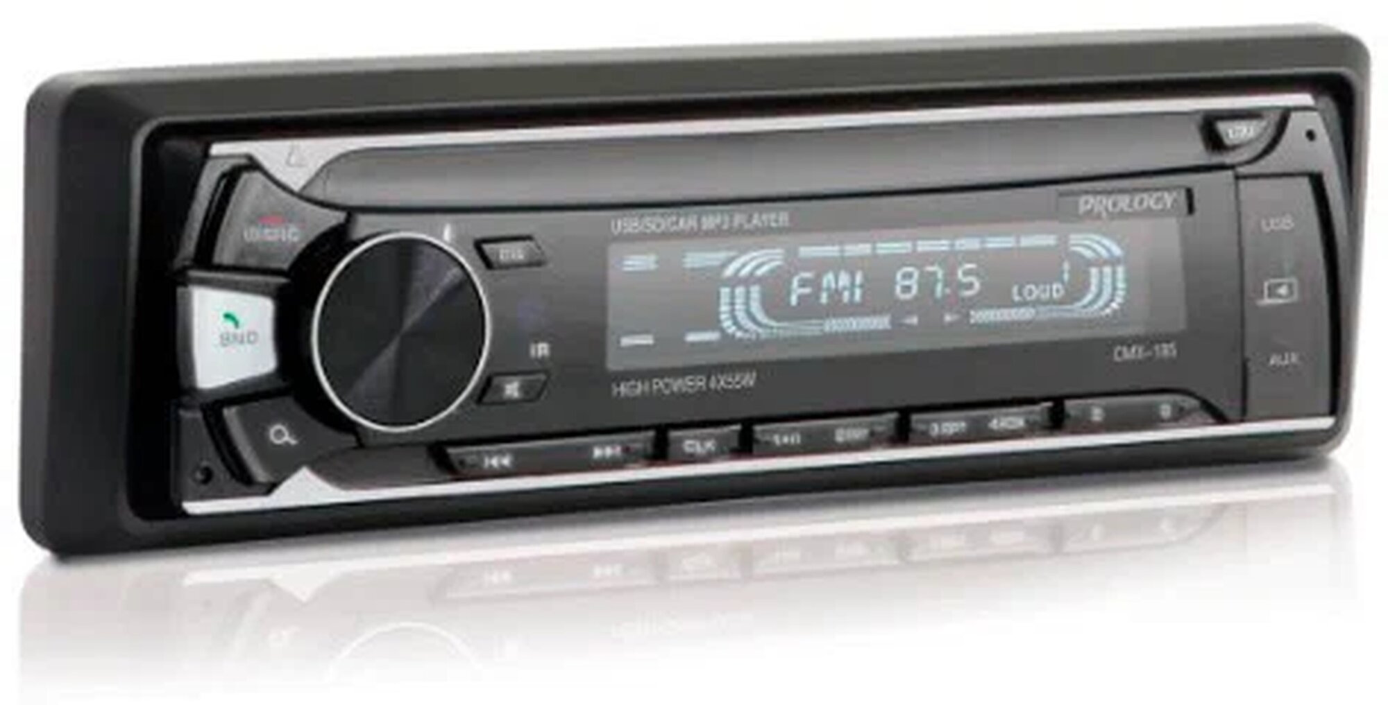 Автомагнитола Prology CMX-185, 4x55 Вт, поддержка microSD, черный