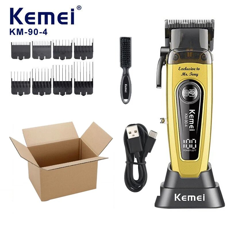 Kemei KM-90-4 аккумуляторный триммер для волос KM-90-4BOX