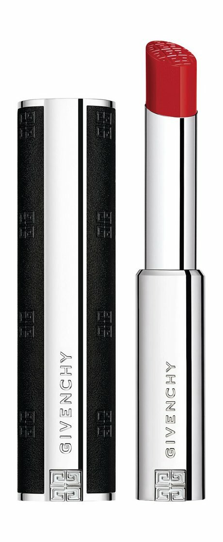 Givenchy Le Rouge Interdit Satin Сияющая увлажняющая губная помада с сатиновым финишем | 329 Rouge Enflamme 100мл