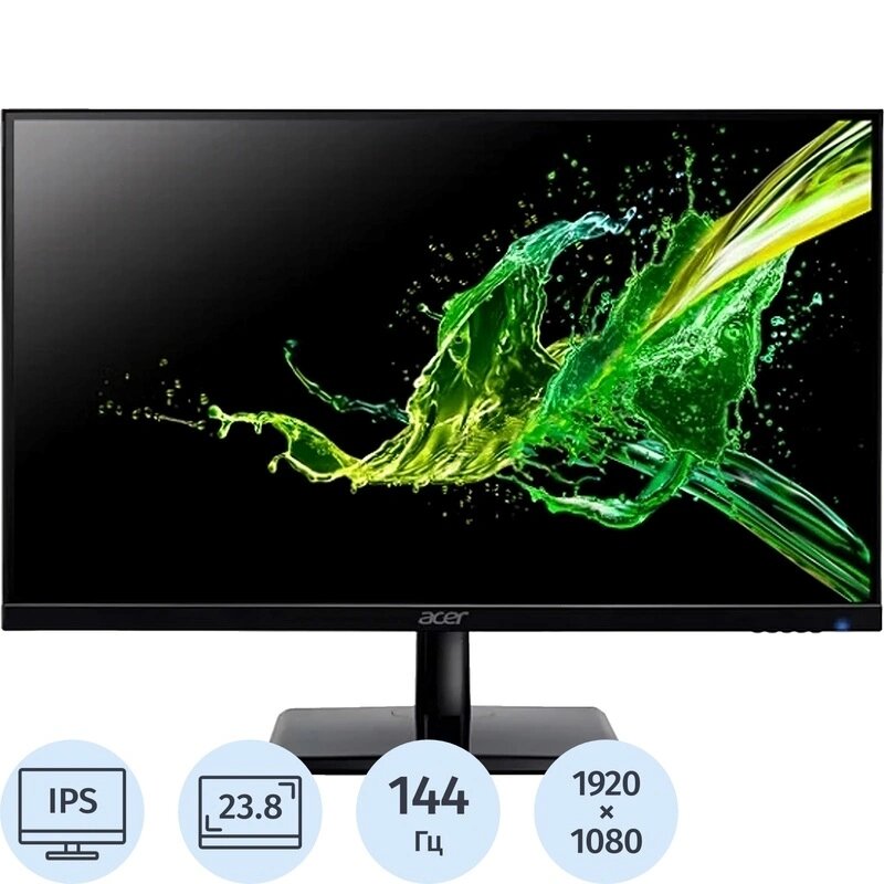 Монитор Acer EK241YP6bi (UM. QE1CD. G01)23,8/23,8/FHD/IPS/144Hz/250cd/4ms