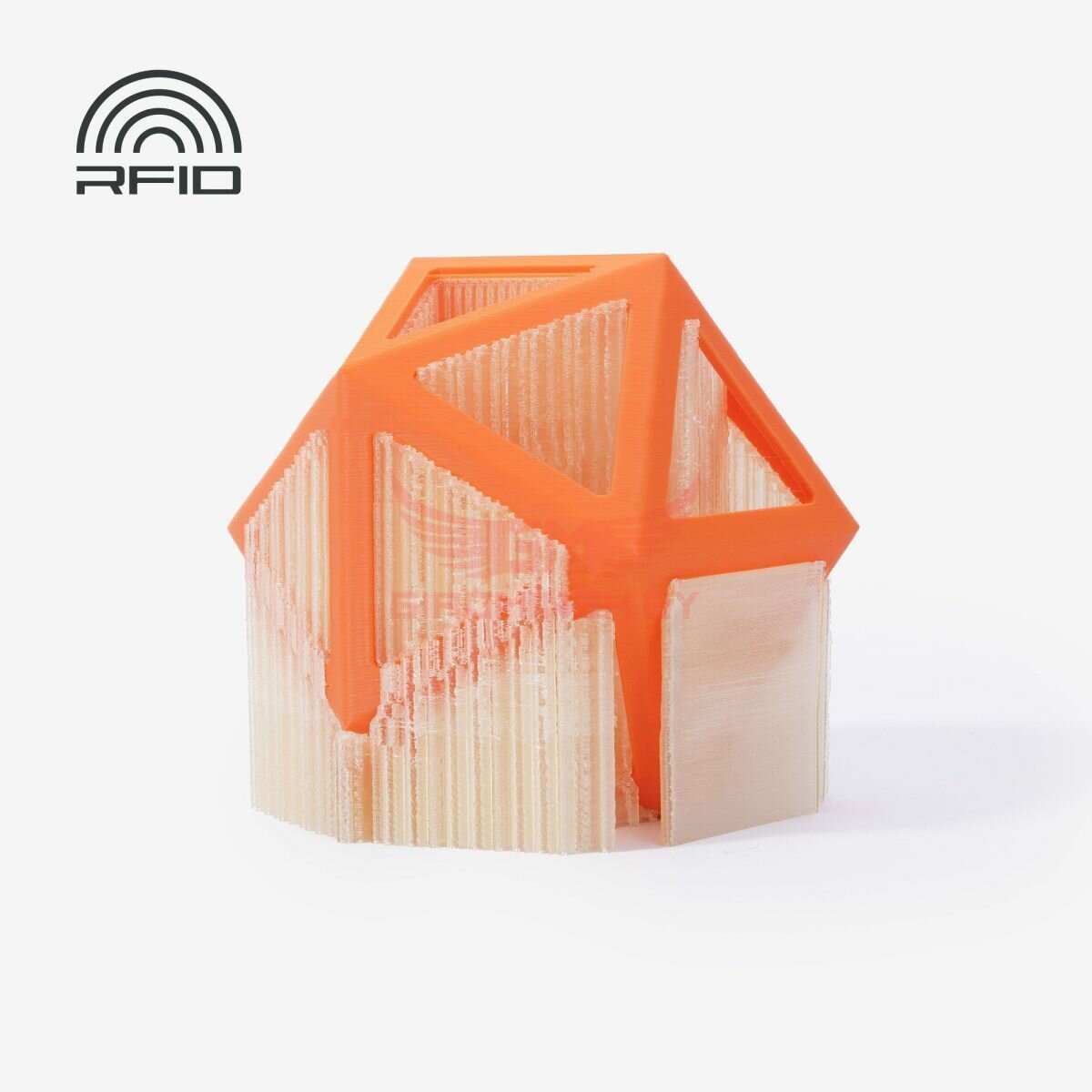 Катушка PVA пластика Bambu lab 1.75 мм 0,5кг, прозрачный S04-Y0-1.75-500-SPL
