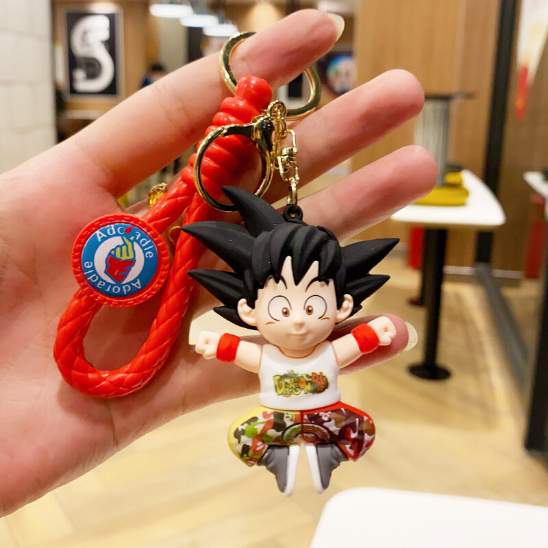 Брелок-браслет в стиле мультфильма/аниме Dragon Ball, модная фигурка-подвеска для рюкзака, Dragon Ball Сон Гоку