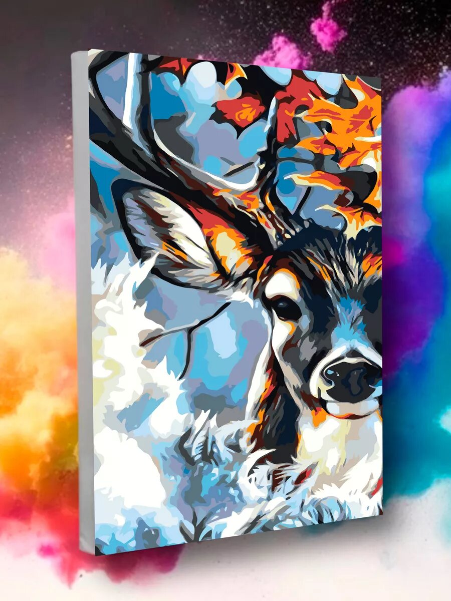 Картина по номерам Сказочный Олень