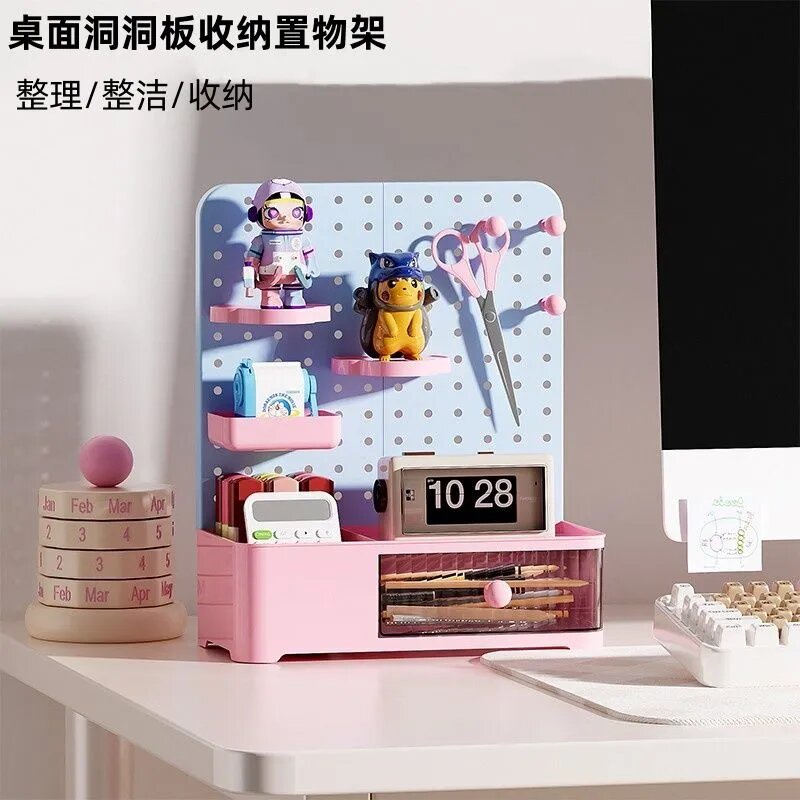 Деревянный каркас，многослойный，Настольная прямая надстройка-держатель，34*14*28cm