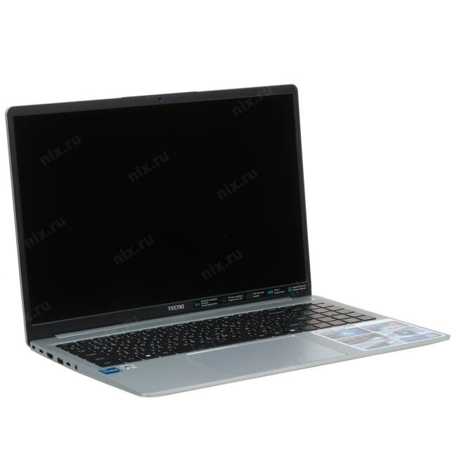 4894947060243 16" TECNO Megabook K16S K16SAA Core i5-13420H/16Gb/SSD512Gb/IntelUHD/FHD/Win11/silver — фото 1
