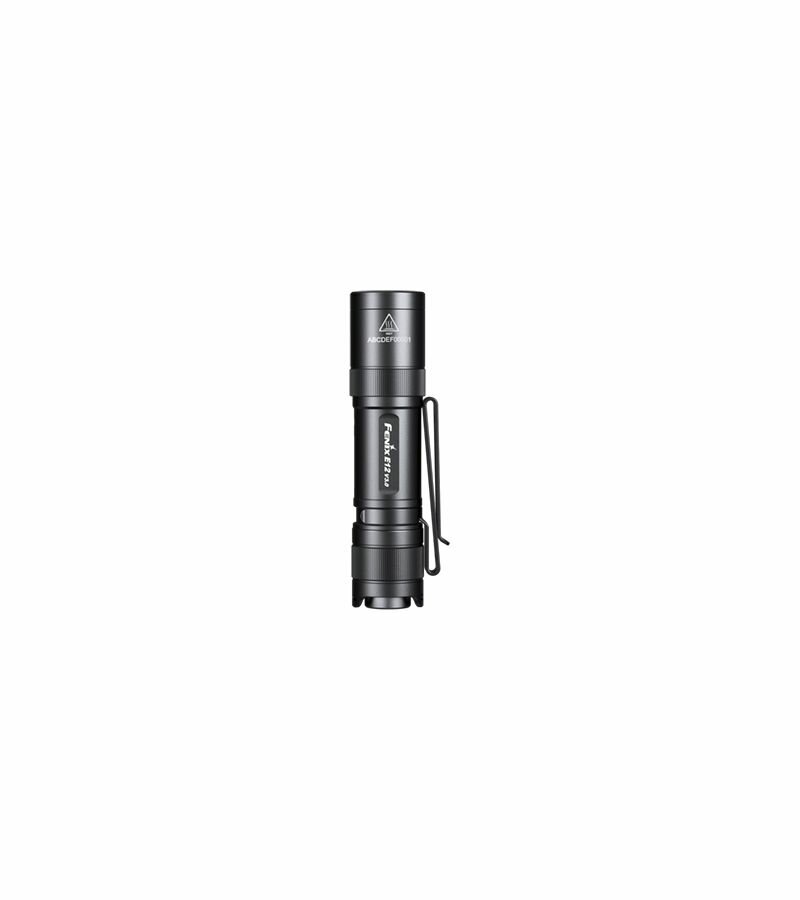 Компактный фонарь Fenix E12 V3.0, 200 люмен, 3 режима, IP68, идеален для повседневного использования и путешествий — фото 1