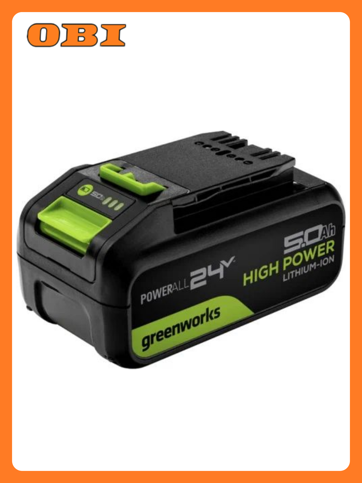 Батарея аккумуляторная GREENWORKS High Power G24HP5 2957807 24V 5Ач