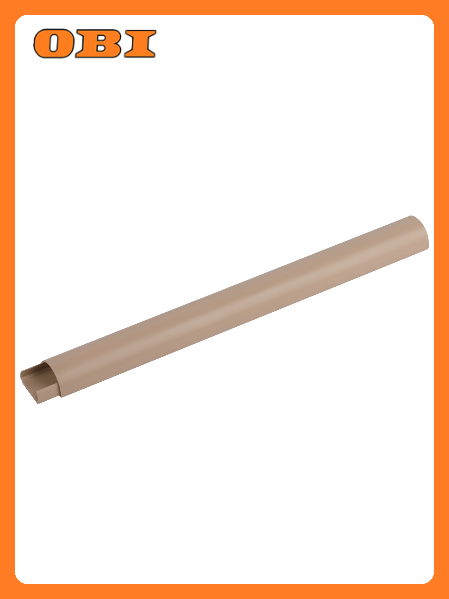 Кабель канал ЭРА KK-20-12-B полукруглый 20х12мм бежевый 60 м