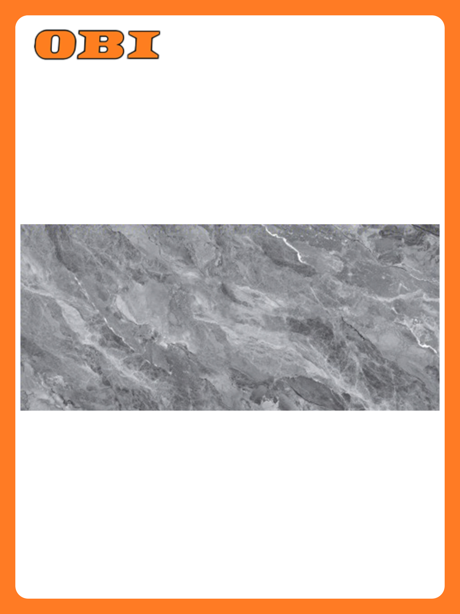 Панель ПВХ Stella Marble, влагостойкая, глянцевая, 2800x1200 мм