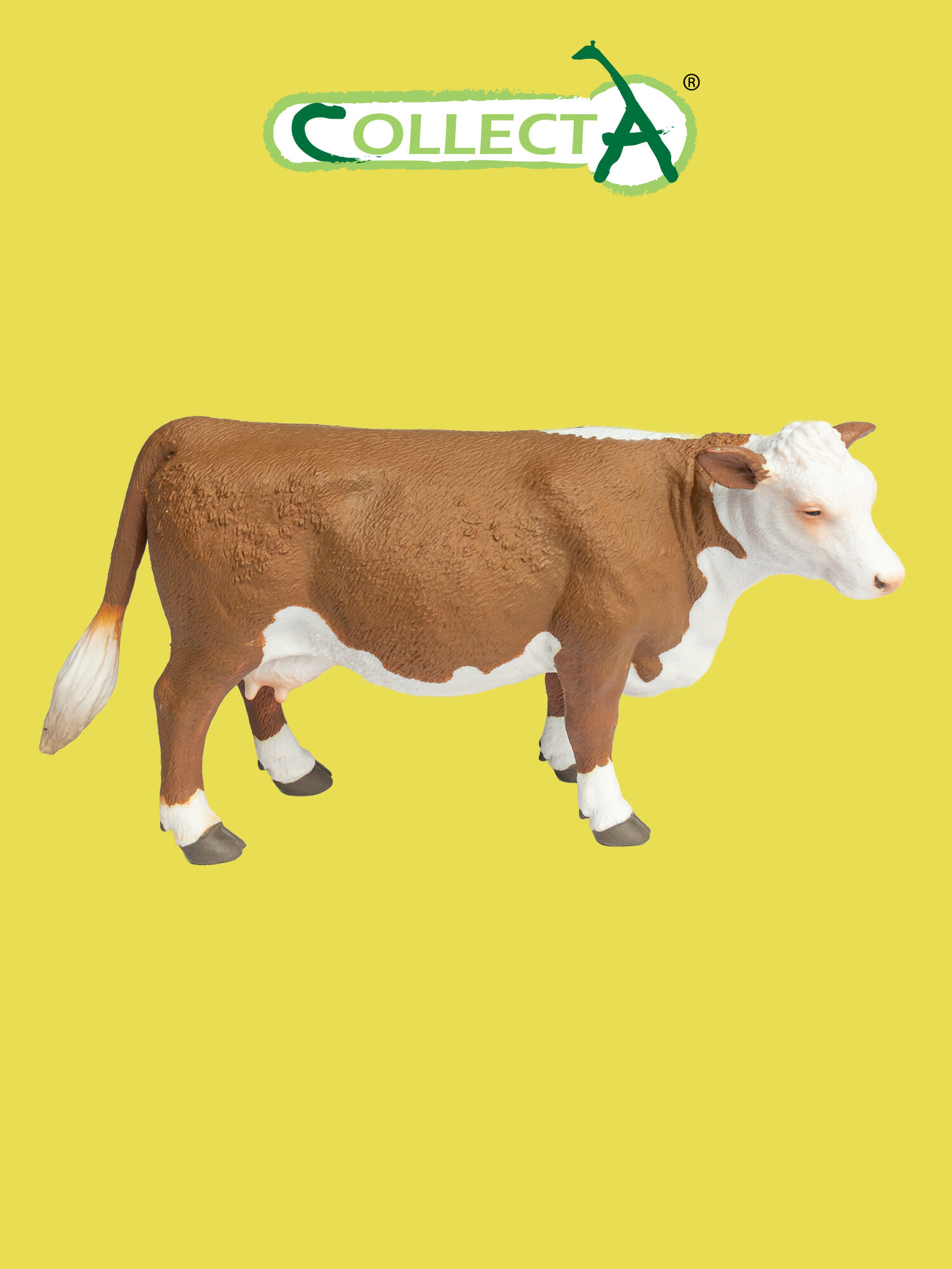 Фигурка животного Collecta "Корова герефордская" высота 7 см, 88860b